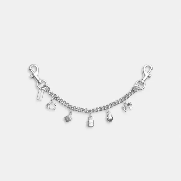 COACH OUTLET Coach Silver Swagger Chain With Charms - Silver/silver