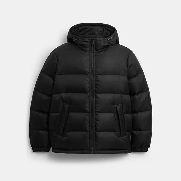 COACH OUTLET Coach Signature Down Jacket - Black