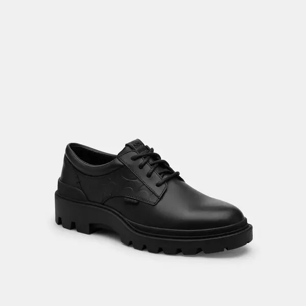 COACH OUTLET Coach Cameron Derby In Signature Leather - Black