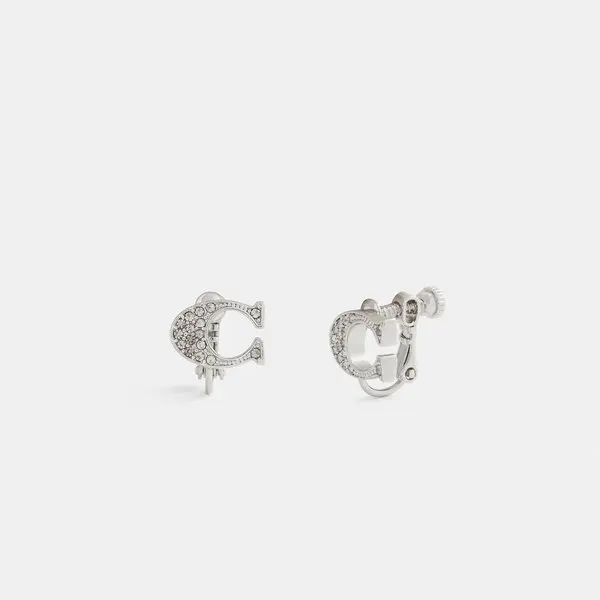 COACH OUTLET Sculpted C Clip-on Earrings