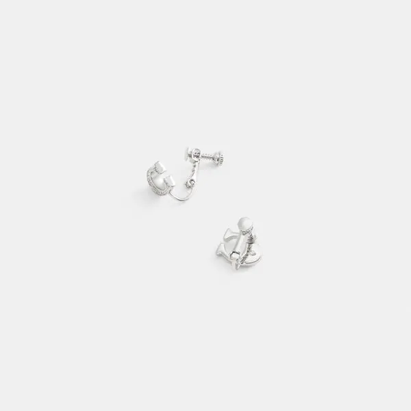 COACH OUTLET Sculpted C Clip-on Earrings