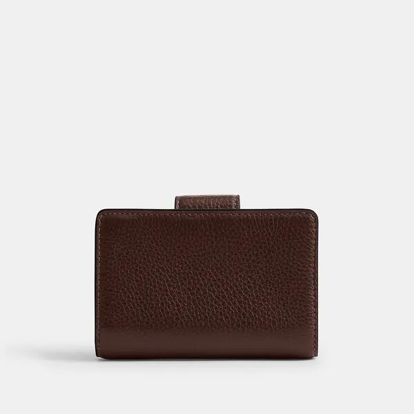 COACH OUTLET Medium Corner Zip Wallet - Gold/maple
