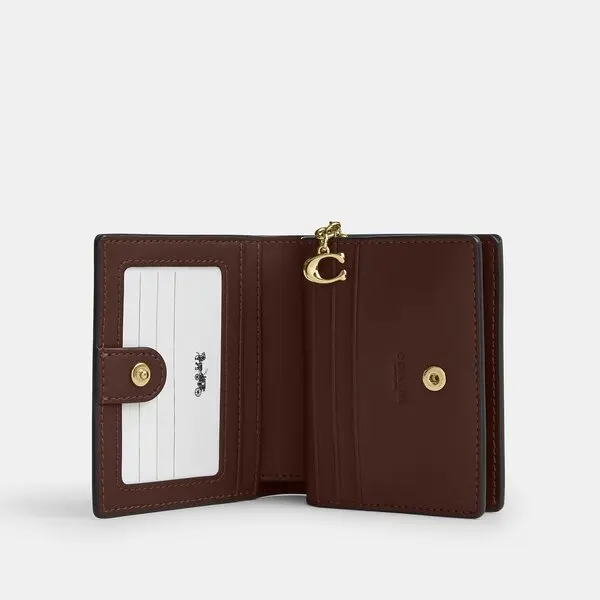 COACH OUTLET Snap Wallet - Gold/maple