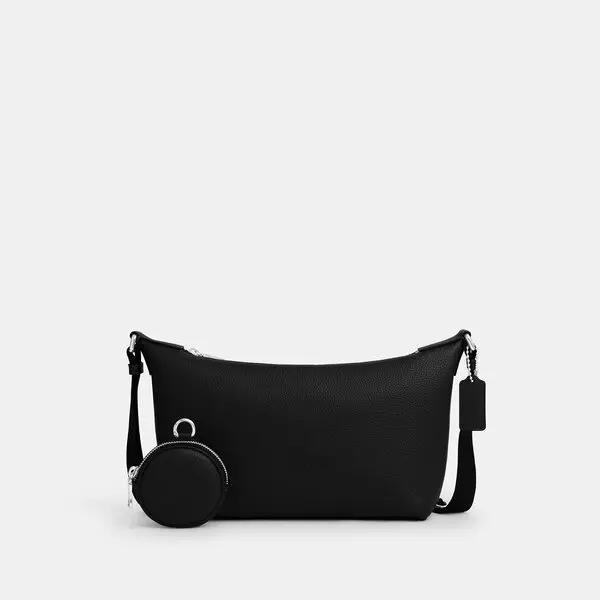 COACH OUTLET Small Finn Crossbody Bag With Pouch - Silver/black