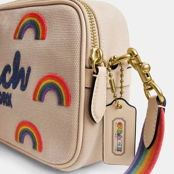 COACH OUTLET Coach Camera Bag With Rainbow Embroidery