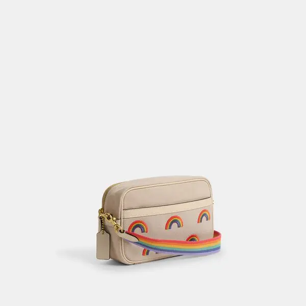 COACH OUTLET Coach Camera Bag With Rainbow Embroidery