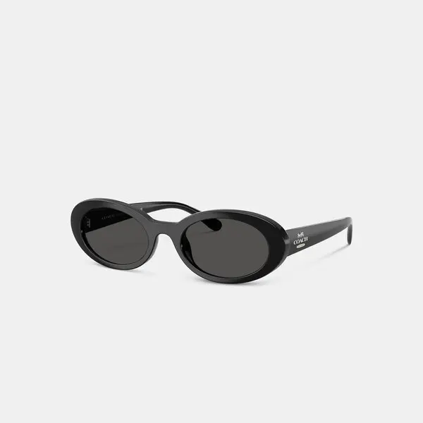 COACH OUTLET Narrow Oval Sunglasses - Black