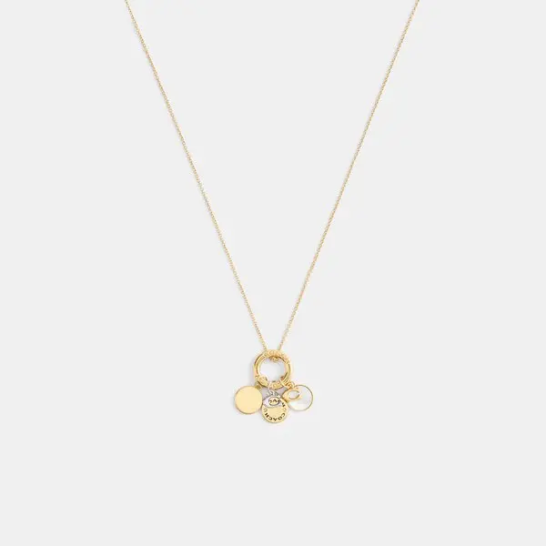 COACH OUTLET Coach Coin Pendant Necklace - Gold
