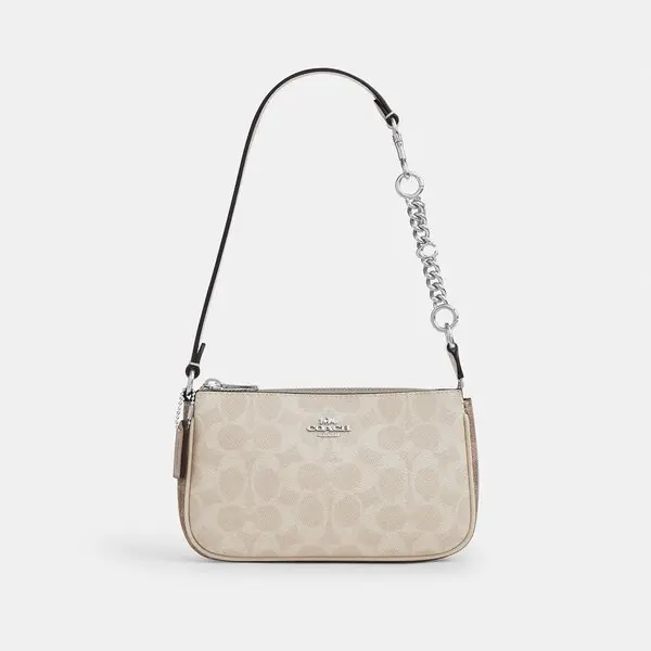 COACH OUTLET Signature Strap Extender - Silver/silver