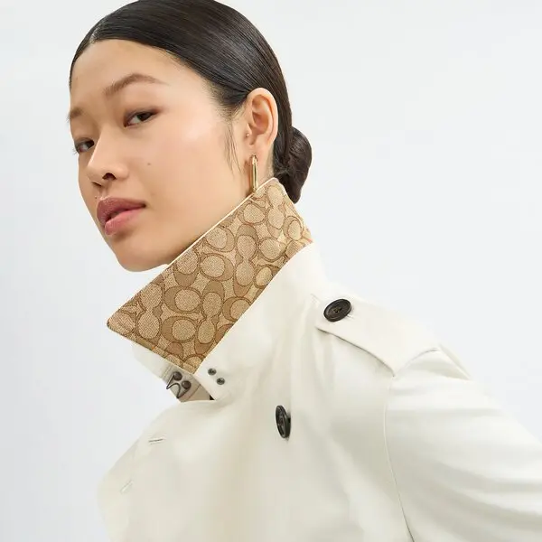 COACH OUTLET Coach Long Trench Coat