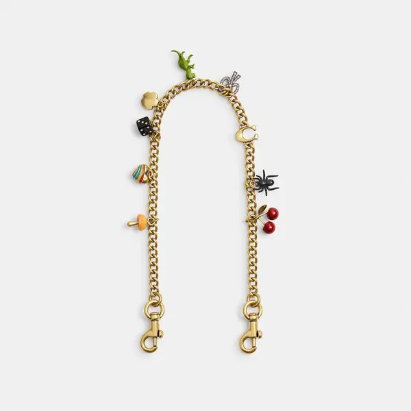 COACH OUTLET Coach Chain Strap With Charms - Brass