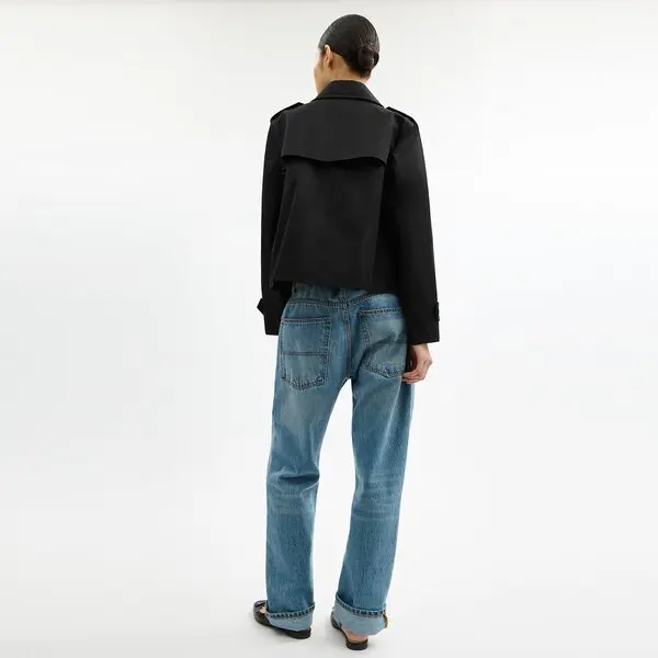 COACH OUTLET Short Trench Jacket - Black