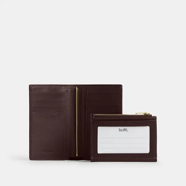 COACH OUTLET 2-in-1 Wallet - Gold/espresso