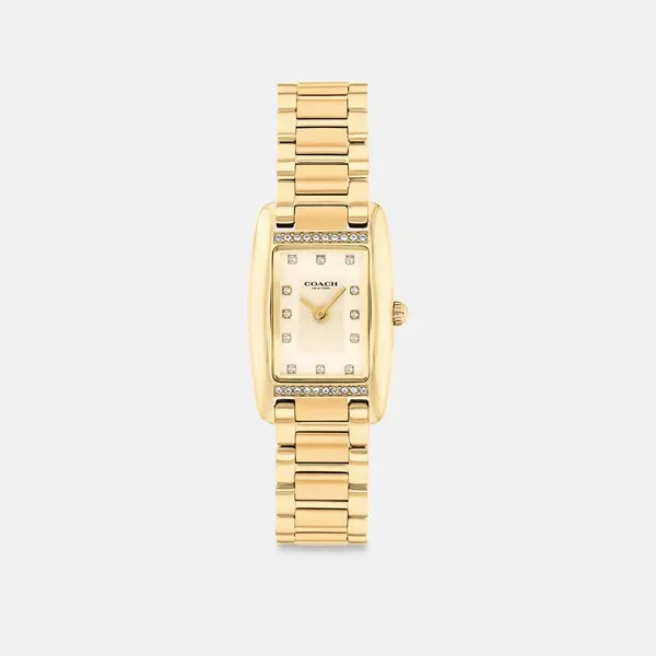 COACH OUTLET Coach Reese Tone Crystal Watch - Gold