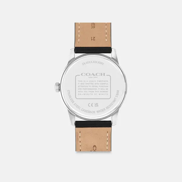 COACH OUTLET Coach Keane 39mm Watch - Black