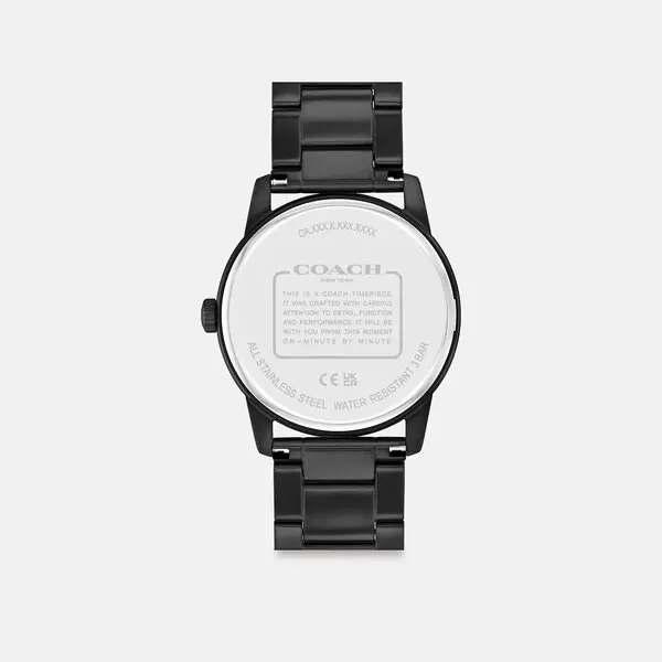 COACH OUTLET Coach Keane 39mm Watch - Black