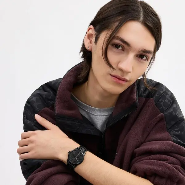 COACH OUTLET Coach Keane 39mm Watch - Black