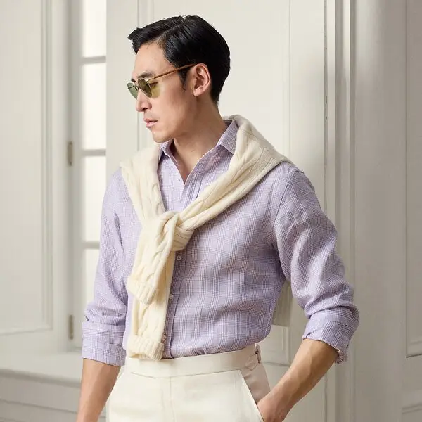 Ralph Lauren Glen Check Linen Shirt