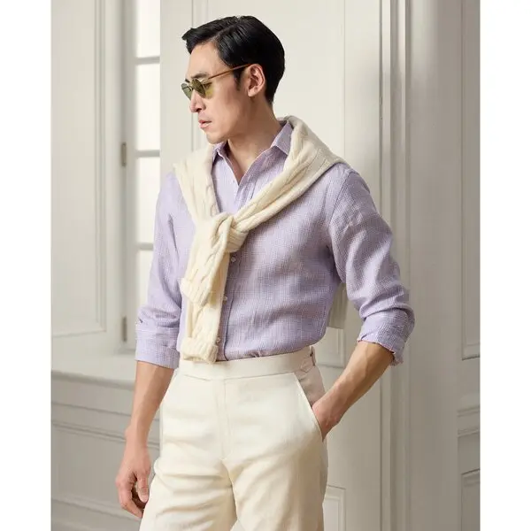 Ralph Lauren Glen Check Linen Shirt