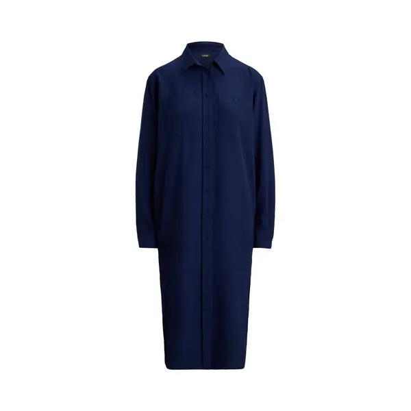 Ralph Lauren Double-faced Georgette Shirtdress