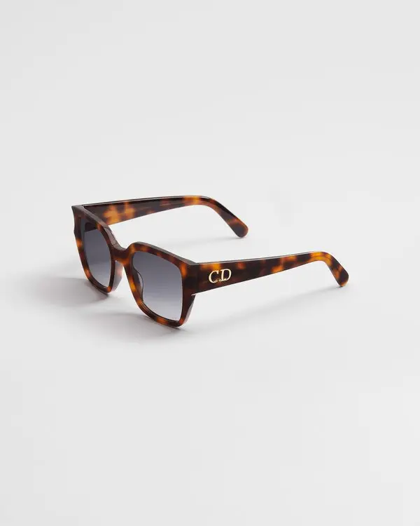 Dior Diorglow S1i - Brown Tortoiseshell-effect Square Sunglasses