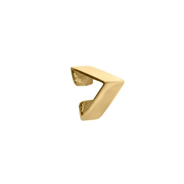 EDGE ONLY Triangle Ear Cuff 18ct Vermeil - Gold