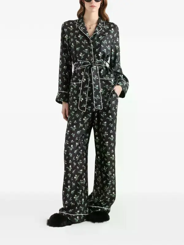 Dolce & Gabbana Floral Print Palazzo Pants