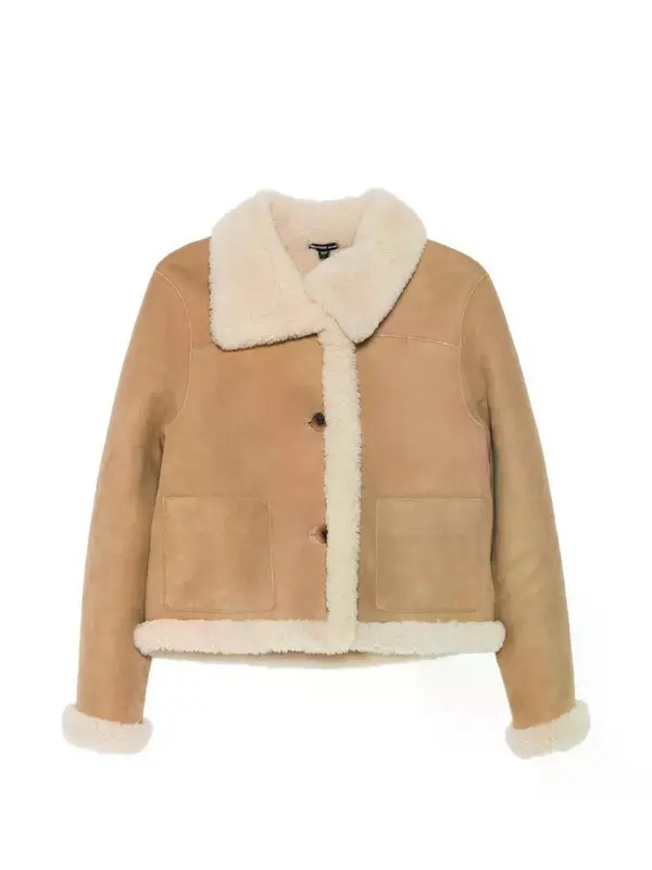JAMES PERSE Cropped Shearling Jacket