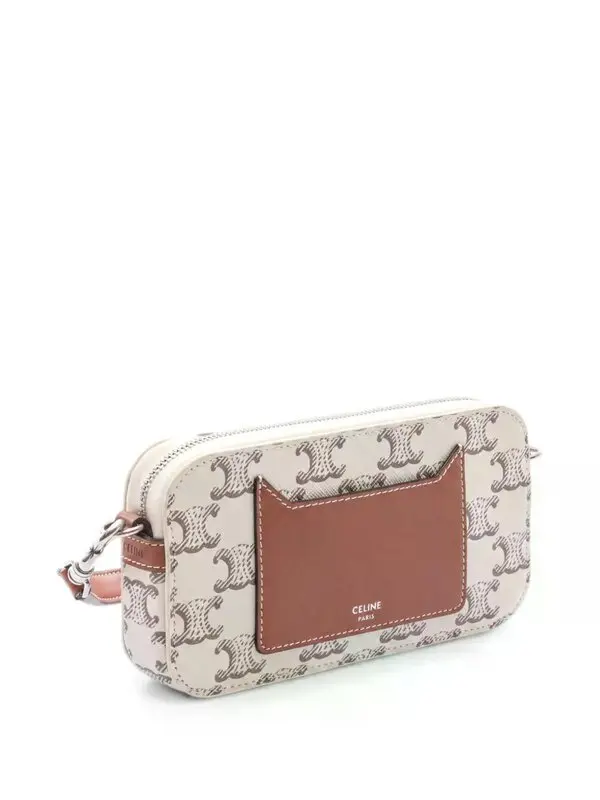 Celine 2010s Triomphe-pattern Mini Bag