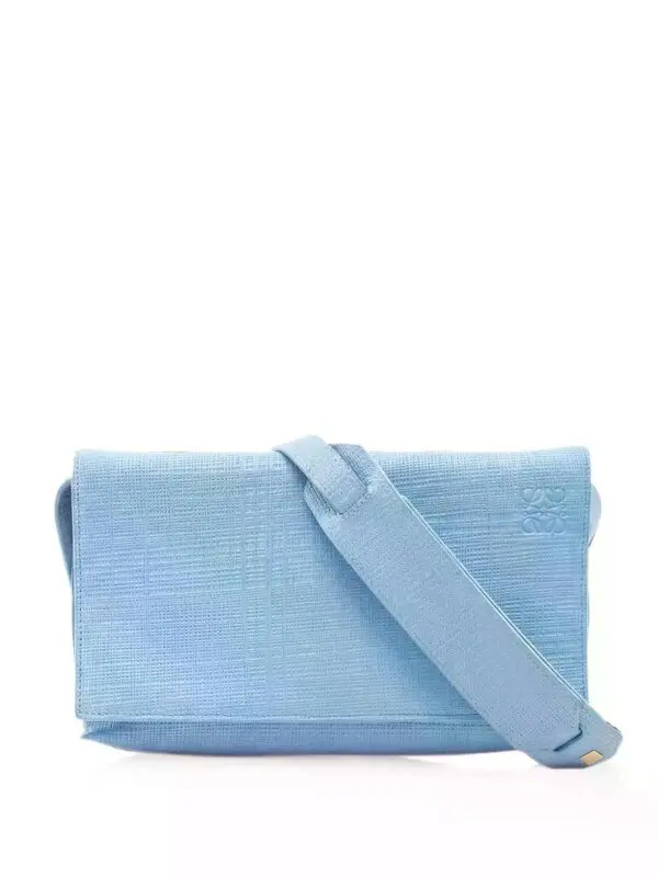 Loewe 2000s Vega Shoulder Bag - Blue