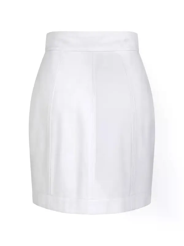 Elisabetta Franchi Mini Cargo Skirt - White