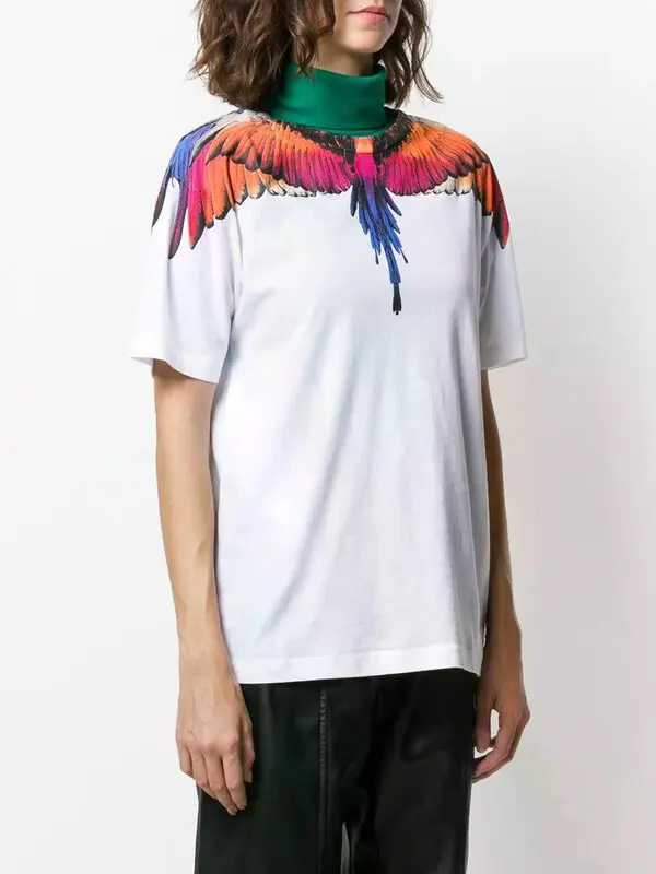 COUNTY OF MILAN Marcelo Burlon Wings Print T-shirt