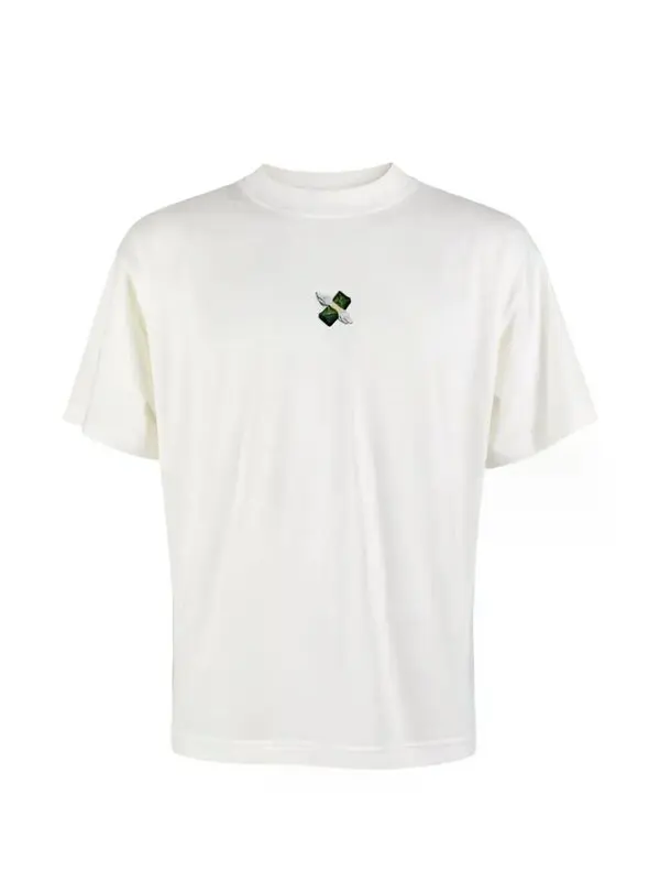 ALBERTO BRESCI Embroidered Logo Patch T-shirt