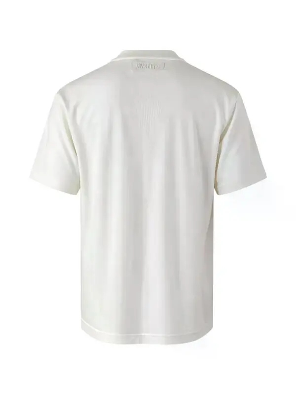 ALBERTO BRESCI Embroidered Logo Patch T-shirt
