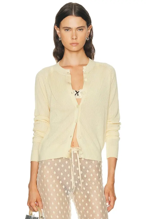 Dries Van Noten Tobinas Cardigan - Cream