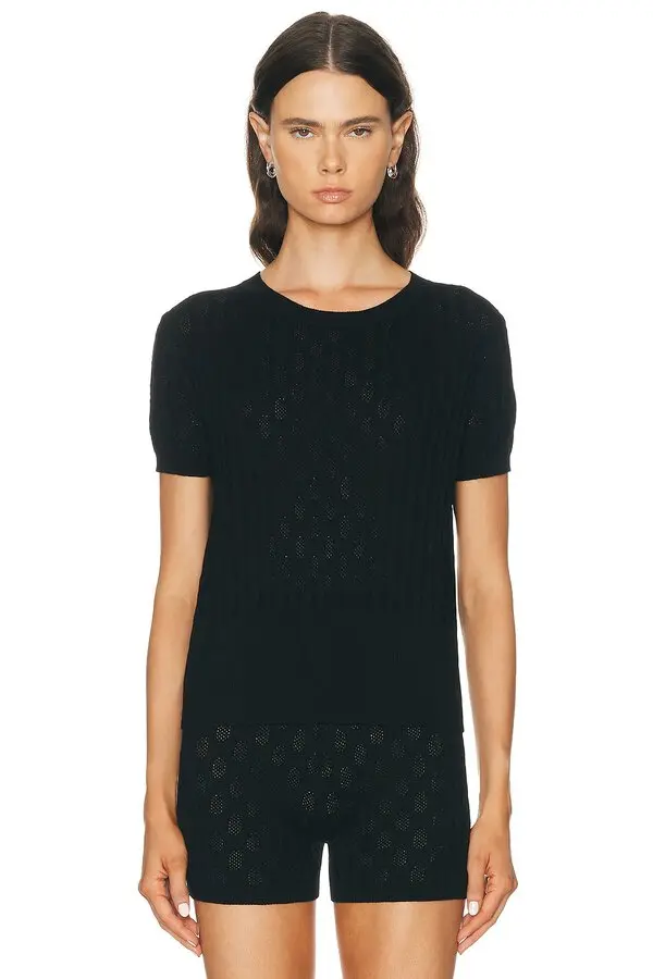 Dries Van Noten Cable Knit Sweater - Black