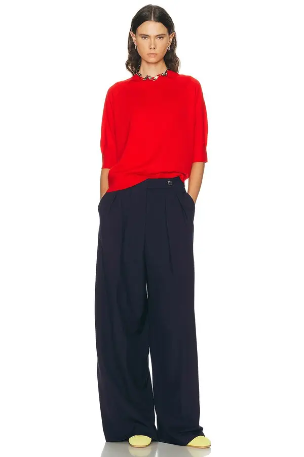 Dries Van Noten Tuan Sweater - Light Red