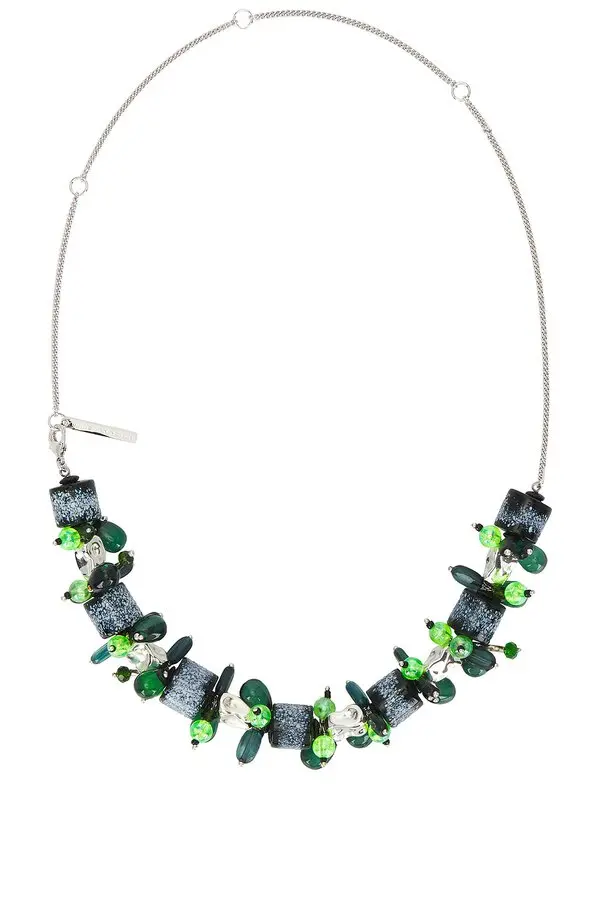 Dries Van Noten Beaded Necklace - Green