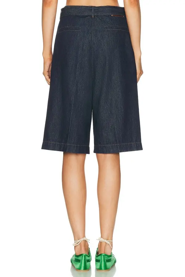 Dries Van Noten Peaches Shorts In Blue