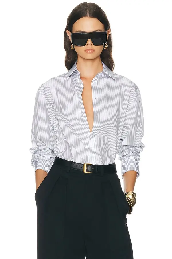 Saint Laurent Striped Button-down Shirt
