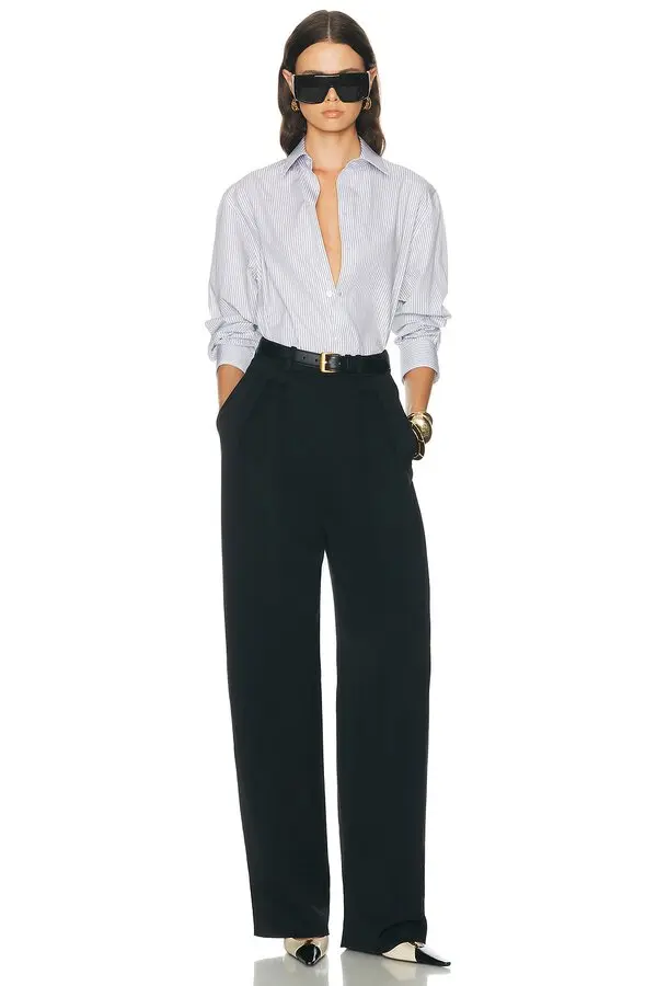 Saint Laurent Striped Button-down Shirt