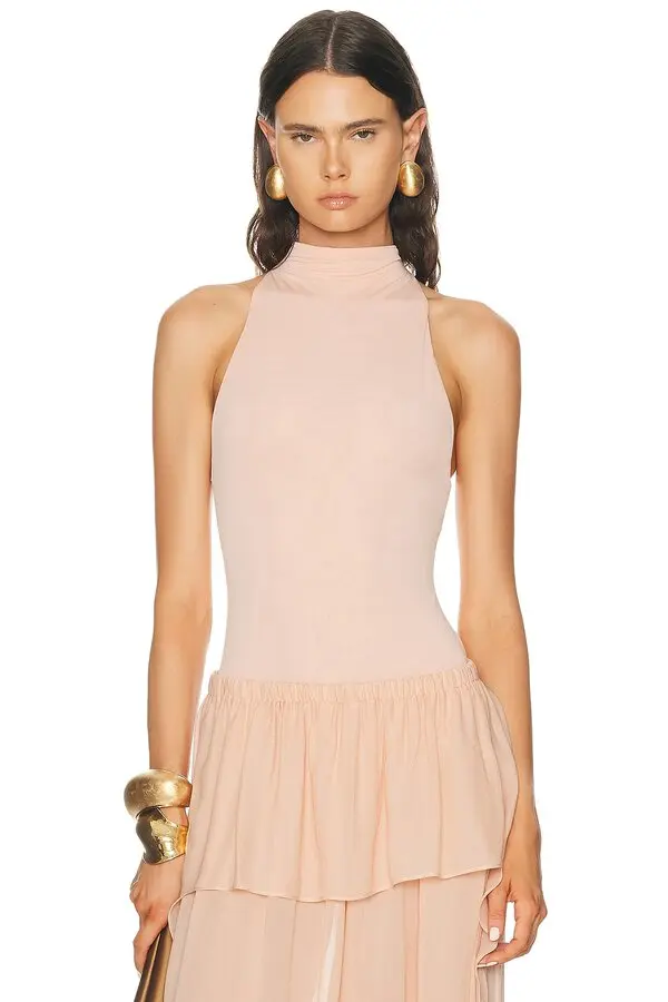 Ronny Kobo Spen Bodysuit - Nude