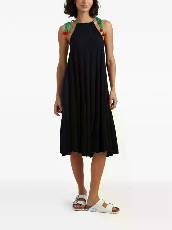 Chinti & Parker Cherry Straps Midi Dress