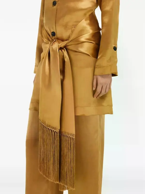 FERRAGAMO Satin Shirt Dress