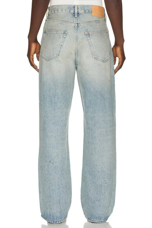 SUNFLOWER Relaxed Boot Cut Jean In Denim-light - Paint Worn
