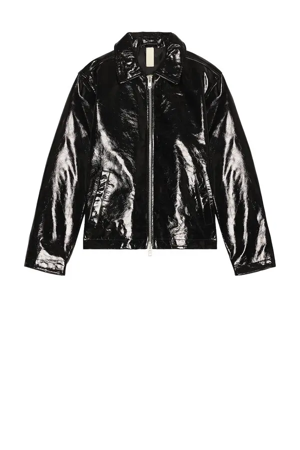 SUNFLOWER Leather Zip-up Jacket