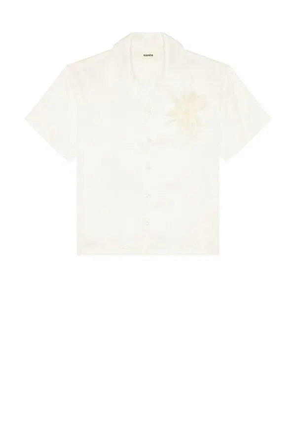SANEA Collection Naka Silk Shirt - Ecru