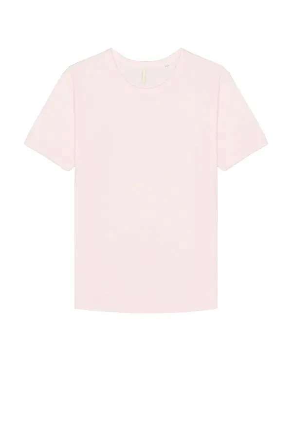 SUNFLOWER Jagger Waffle Tee In Pink
