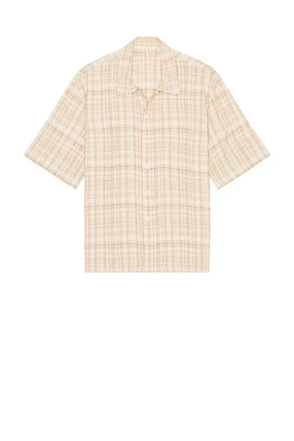 SUNFLOWER Adam Shirt In Cream - Sand