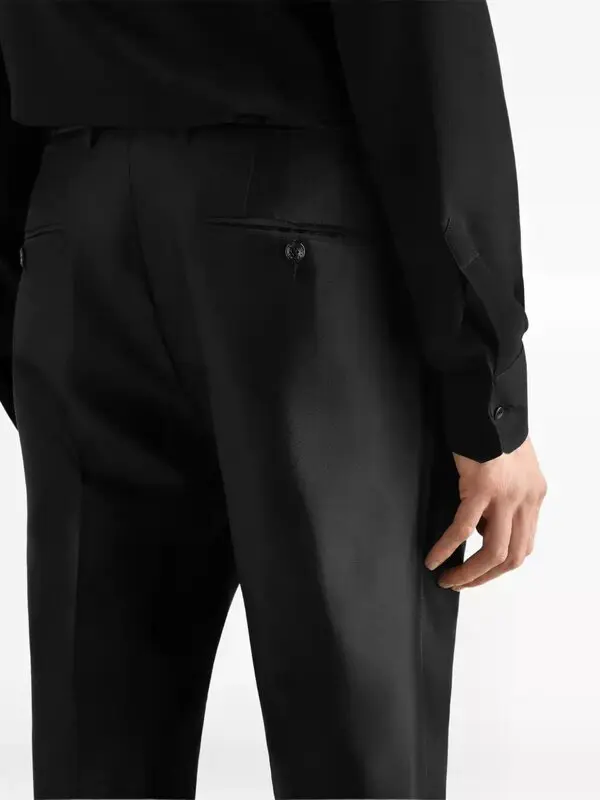 Dolce & Gabbana Mikado Shantung Silk Trousers